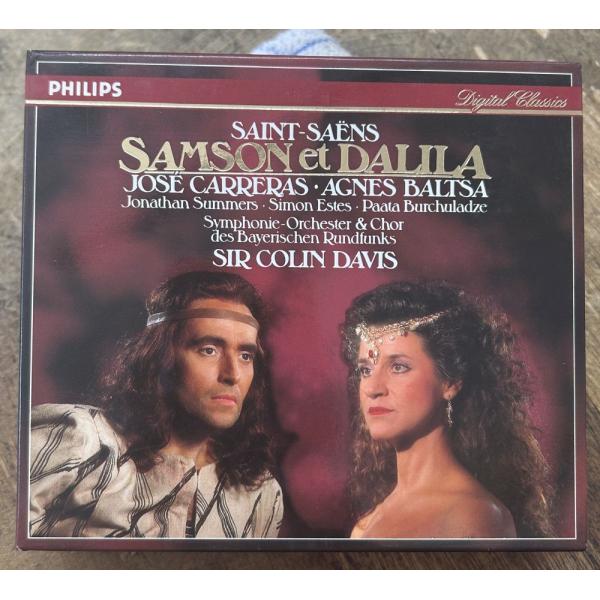 中古CD盤質A2枚組 フランス・プレス  PHCP-5017-8　サン=サーンスSAINT-SAENS歌劇「サムソンとデリラ」 SAMSON et DALILAコリン・デイヴィスSIR COLIN DAVIS　 ※　当店の商品は「未開封品」...