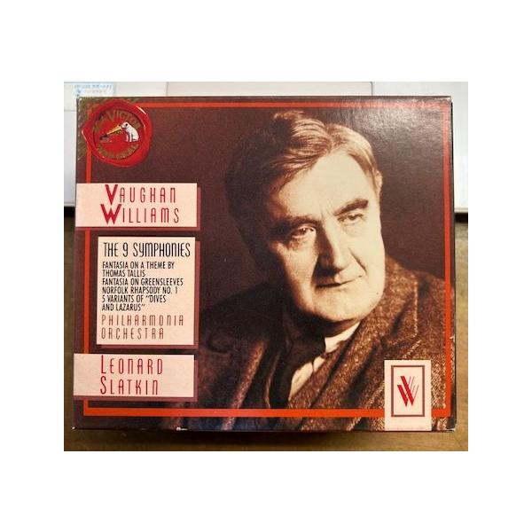 盤質A6枚組アメリカ盤09026-61460-2　  VAUGHAN WILLIAMS ヴォーン・ウィリアムズ9 Symphonies交響曲全集 LEONARD SLATKIN  スラットキン  ※　当店の商品は「未開封品」を含めて経年劣化...