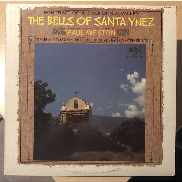 LPレコード盤質ABランクT 1849アメリカ盤　PAUL WESTON　ポール・ウェストンTHE BELLS OF SANTA YNEZ 　