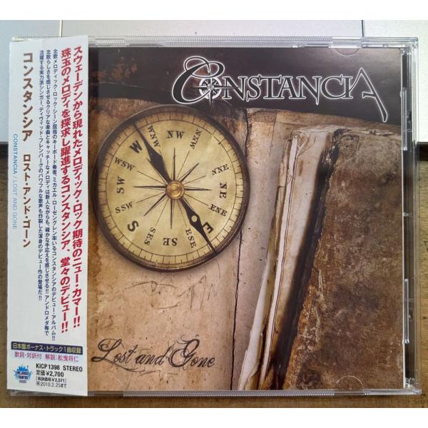 中古CD2009年作品盤質A帯付き廃盤 サンプル盤  KICP 1398コンスタンシアCONSTANCIA ロスト・アンド・ゴーンLOST ANG GONE　※　当店の商品は「未開封品」を含めて経年劣化のある中古品です。　「目立つ傷汚れなし...