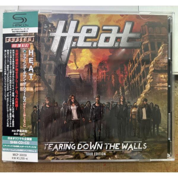 中古SHM-CD2015年作品盤質ADVD付き廃盤 サンプル盤 MICP-30059 H.E.A.Tテアリング・ダウン・ザ・ウォールズ (ツアー・エディション) TEARING DOWN THE WALLS AVALON ※　当店の商品は「...