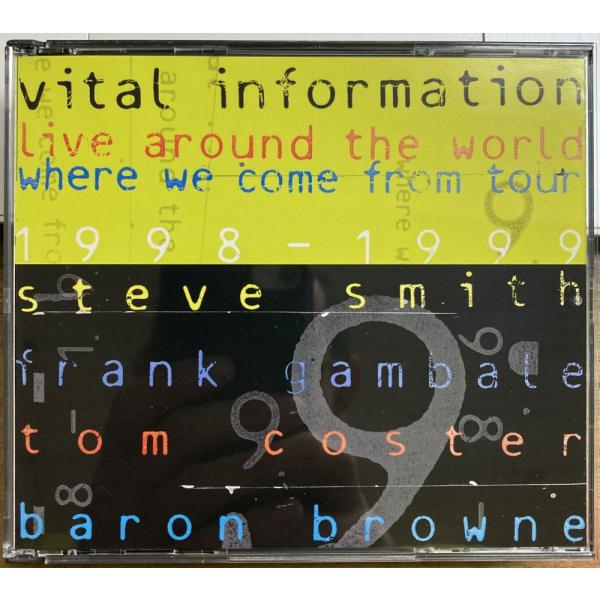 中古CD2000年作品盤質A2枚組 EU盤 INT 3296 2　ヴァイタル・インフォメーション VITAL INFORMATIONLIVE AROUND THE WORLD WHERE WE COME FROM TOUR 1998-99　...