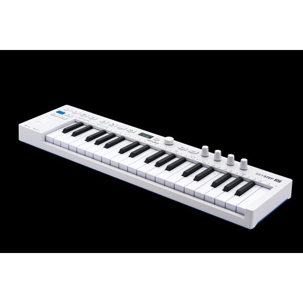 アイディアを、素早く、どこまでも広げる。進化したKeyStep 37。KeyStep 37 mk2はハンズオンでの高い演奏性、高度なシーケンス機能、そして幅広いハードウェア/ソフトウェア接続機能を兼ね備えた、多機能なコントローラー兼シーケン...