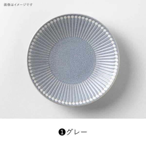 プレート●昔から人気がある十草模様をスタイリッシュにアレンジ、撥水加工による立体感をプラスした「Albee(アルビー)」。●シンプルながら存在感のあるデザインで、みのる陶器でも上位にランクインする人気シリーズです。●プレートは、副菜をのせた...