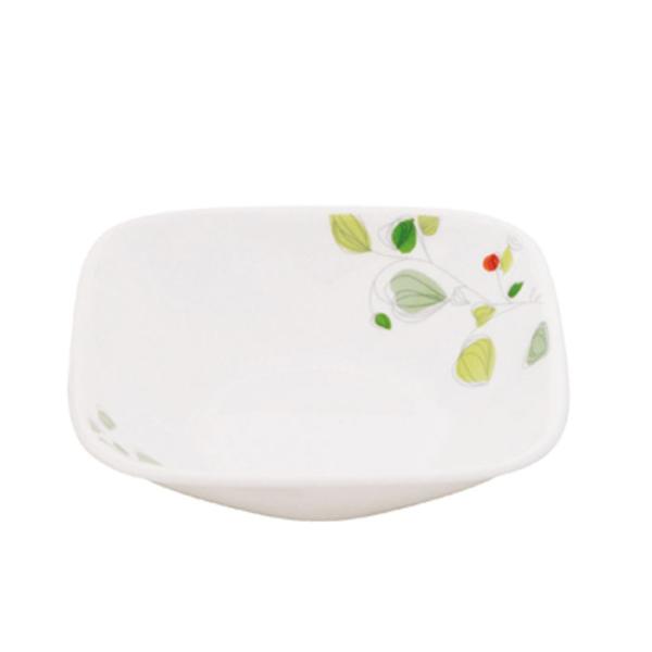 商品説明コレール　グリーンブリーズ●熱に強く、電子レンジにも使えます。●表面が滑らかなので、油汚れもさっと落ちます。●糸底がないので、収納性は抜群。●薄くて軽いので取扱が便利です。商品仕様サイズ　幅：130mm奥行：130mm高さ：35mm...