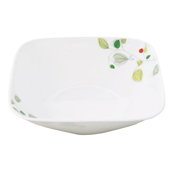 商品説明コレール　グリーンブリーズ●熱に強く、電子レンジにも使えます。●表面が滑らかなので、油汚れもさっと落ちます。●糸底がないので、収納性は抜群。●薄くて軽いので取扱が便利です。商品仕様サイズ　幅：225mm奥行：225mm高さ：65mm...