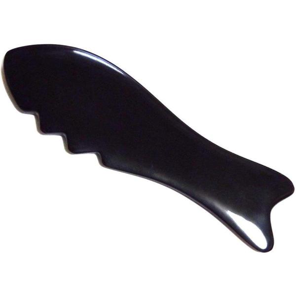 プロのセラピストの方も使用しているお肌に優しいなめらか仕上げのかっさプレートです。　顔にもボディにもお使いいただけます。乳液、オイルなどの滑りを良くするものと一緒にお使いください。牛角かっさプレートは自然素材（牛角）で手作りの品のため、同じ...