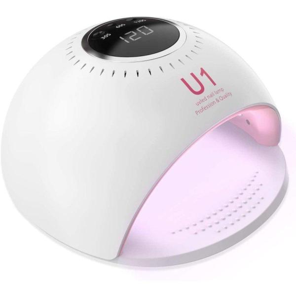【快速硬化】84W LEDネイルドライヤー は最新LED&amp;amp;UVダブルライトを搭載して、ダブルスピード硬化ダブルパワー機能で硬化速度を2倍になります。あらゆる種類のUVおよびLEDジェルネイルポリッシュを快速硬化できます。【美...
