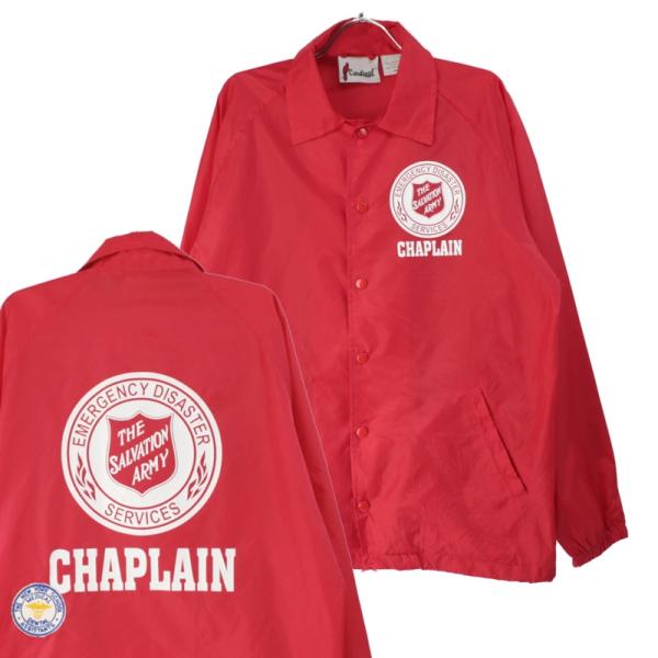 古着 Salvation Army  ウインドブレーカー ナイロンジャケット　コーチジャケット メンズ　ウインドブレーカー