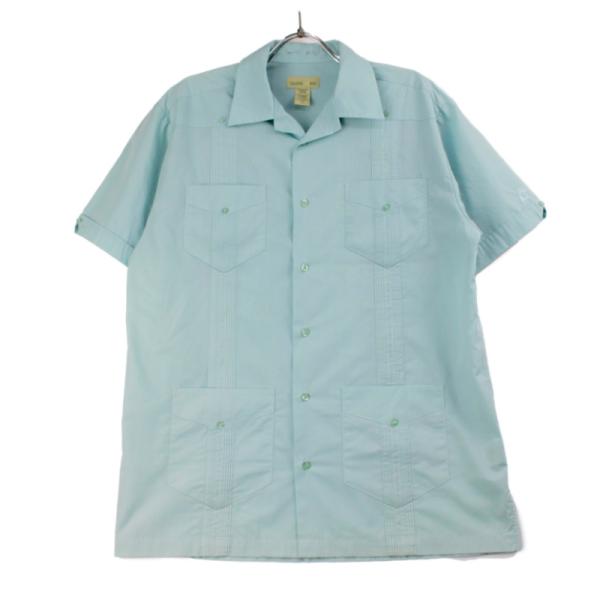 古着 TRADER BAY　キューバシャツ  【メール便可】メンズ 半袖シャツ