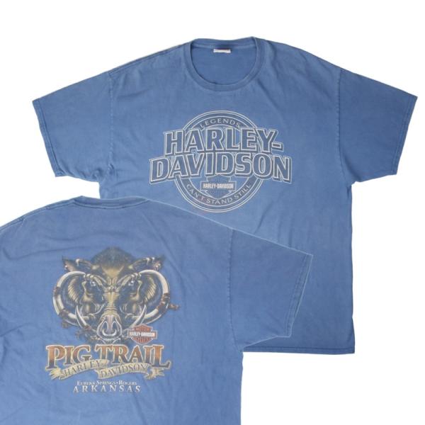 ハーレーダヴィッドソン ARKANSAS Tシャツ HARLEY DAVIDSON 　 古着　 【メール便可】メンズ 半袖Tシャツ バイク