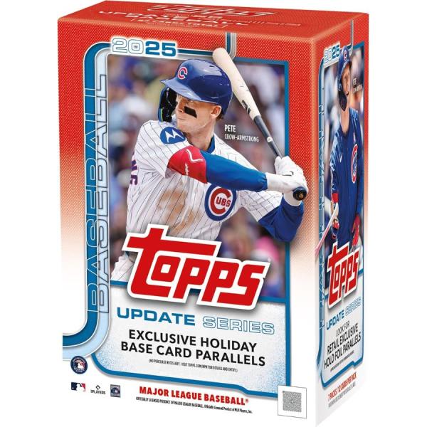 （商品内容）【新品未開封シュリンク付】Topps トップス 2025 Topps Updates Baseball - VALUE１個　MLBカード・限定生産のため、キズや汚れ、擦れなどによる交換は出来ません。カードにプリントエラー、キズ、...
