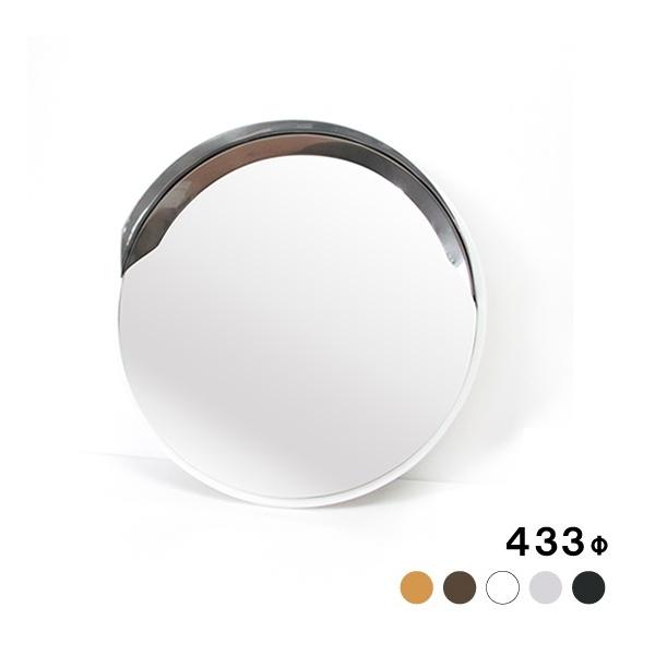 ワレない・サビない・ヒズマない。ガレージミラー、カーブミラーをお探しの方に。事故防止、安全の確認や、防犯などに。●ミラーサイズ（外径）：丸433φ　曲面R：740mm　枠色：オレンジ 白 茶色 グレー 黒　重量(金具共）：約2.5kg　鏡材...