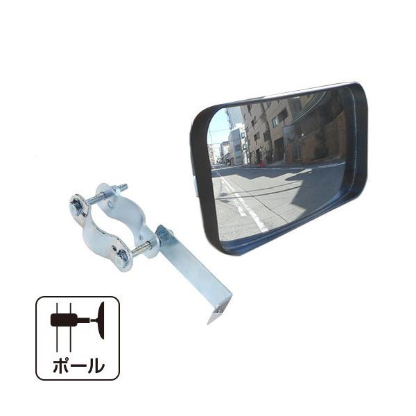 ※ミラー裏側にある黒い角度調整の部品（ピボット）及びクリアの留め具は軽くて丈夫な樹脂（66ナイロン）を使用しております。強度に関して安心してご使用いただけます。（強度テスト済み）また、サビない利点もございます。角度自在のピボット式。ガレージ...