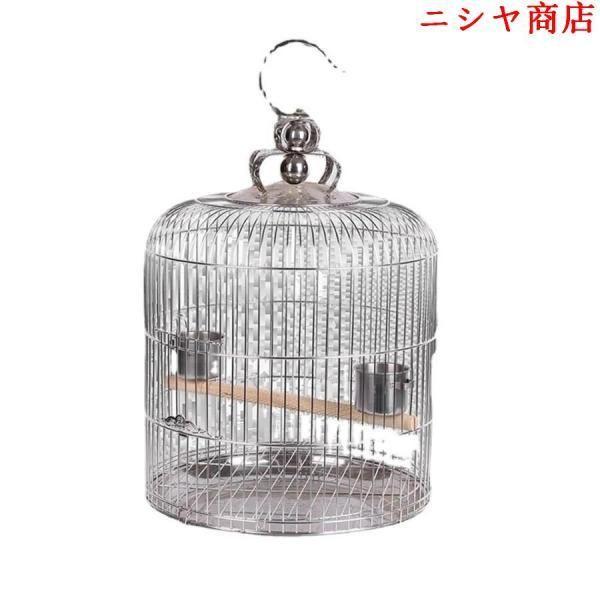 【簡単なインストール】：鉄の鳥のケージは取り付けが簡単で、設置に成功した場合には20分かかります。鳥に美しい家にした。【お手入れ簡単】：このオカメインコケージは防水性と防錆性があり、お手入れも簡単です。底のトレイをスライドさせてお手入れする...