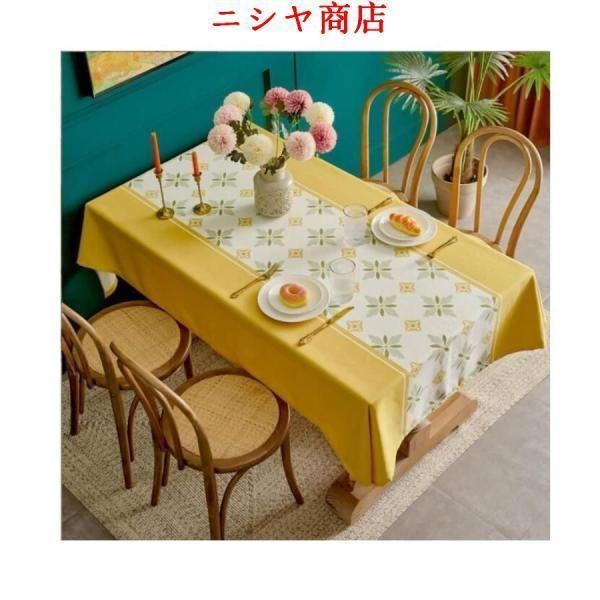 ??【サイズ】：長方形のテーブルクロスのサイズは140x140cm（55x55inch）です。長方形のテーブルに100x90cmフィットします。好きなサイズにカットすることもできます。??【カットテーブル可能】：小さなテーブルに合わせて、テ...