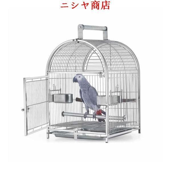 シンプルなバードケージには広い視野があります。トップハンドルのデザインは木や軒の上に吊るすことができますので、いつでもペットの力学を観察できます。オウム、シリアケット、ラブバード、ハト、フィンチ、ウズラなど、中小帯や中型の鳥に適しています。...
