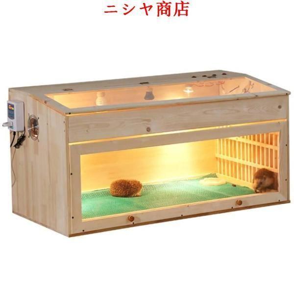 【ユニークなデザイン】寒い冬でも屋内でペットを暖かく安全に保つことができるので、ペットが歩き回ったり、遊んだり、リラックスしたり、寝たりするのに最適な場所です。【高品質素材】高品質の木材とアクリルを使用し、ファッショナブルで美しく、高密度、...