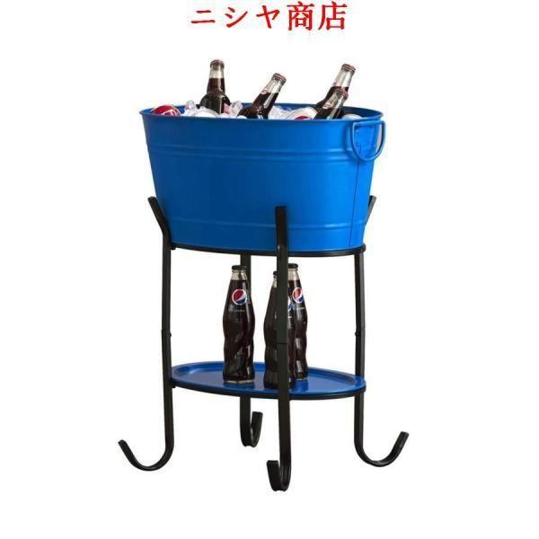 頑丈なスタンド-金属製のスタンドは、パーティーや家族の集まりにソーダ、水、ビールを簡単に陳列する方法を提供します。大容量-飲料用浴槽には、35を超えるボトル入りソーダ、ビール、または水、または最大19本のワイン/シャンパンボトルを収納できま...