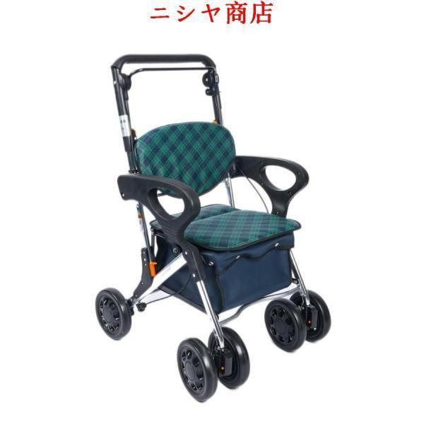 ー昔ながらの定番ー　愛され続いているボックスタイプ005Aは車体が広く安定性が良い、座面が広く座り心地が抜群なスタンダートなタイプです。座面下に大きな収納スペースがあり、お買い物などに便利なシルバーカーです。005Bの方は手元に握り制動が装...