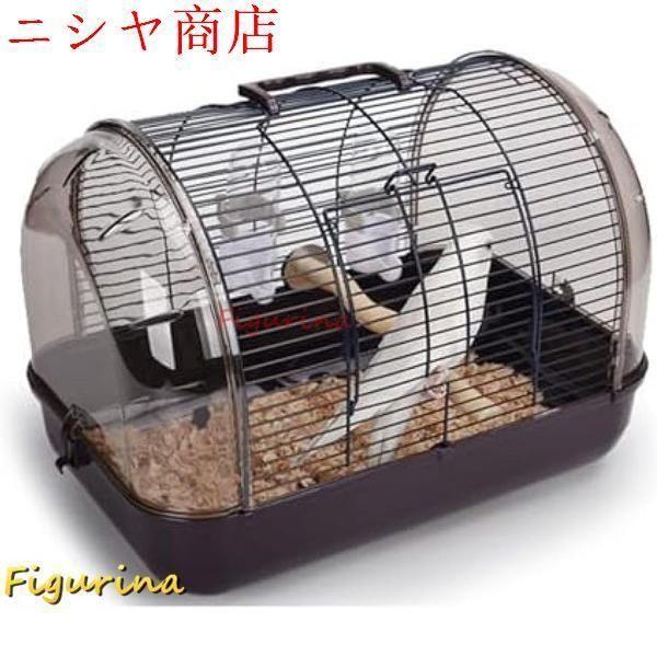 健康に配慮したアクリル素材と金網を使用し、通気性が良く清潔に保ちやすいデザインです。豪華なセットで、ケージ本体、メタルボトムネット、餌入れなどが含まれ、鳥の生活を充実させるための生活用品やおもちゃも提供しています。Sサイズ：32ｃｍ×21c...
