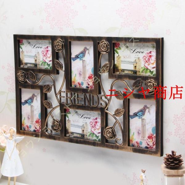 【サイズ】内寸法：37*24.5cm【素材】天然素材で作られたフォトフレームです。木の持つあたたかい質感で、部屋をやわらな雰囲気にできます。【設計】落ち着いたカラーリングと直線的でシンプルな額縁のデザインで、お部屋のコーディネートに合わせや...