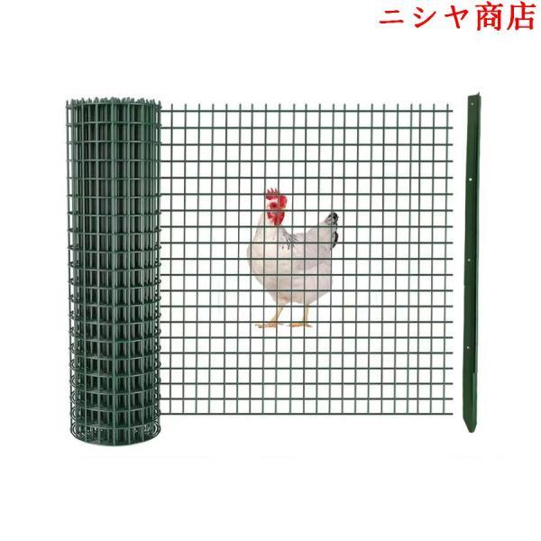 【金網フェンスのサイズ】高さ1/1.2/1.5/1.8m、高長さ5/10/15/20/25/30m、メッシュサイズ6cm、柱合わせ：5m（3個） 10m（5個） 15m（6個） 20m（7個） 25m（9個） 30m（11個）。必要なサイズ...