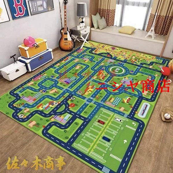 【◇教育的な敷物】楽しくて教育的な敷物。子供や幼児にインタラクティブな方法で教えるのに最適です。友情を強化し、親子関係をより調和させるために、赤ちゃんに遊んでもらいましょう。【◇メリット】線路や道路で手元にある電車のおもちゃやミニカーを使っ...
