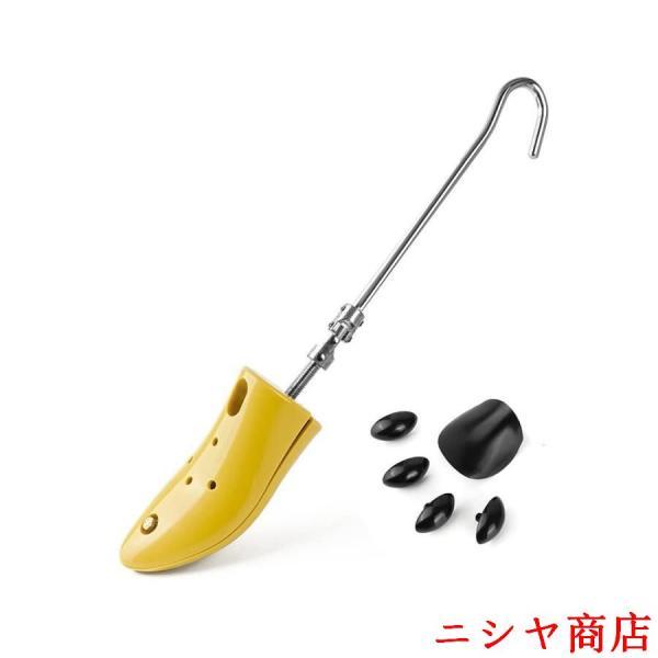 甲の高さの悩みを解決する伸張器です。ブーツの型崩れ防止にも使えます。先が曲がる構造になっているのでフィット感と使い勝手がバツグンです左右どちらも使えるストレチャーになります。海外からの輸入品のため、ハンドルや本体などにキズなどが見られる場合...