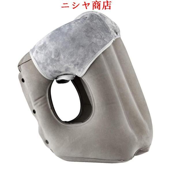 人間工学に基づいたデザイン： インフレータブル枕は特許取得済みのデザインや、完璧な45度の角度デザインがあり、お客様の頭と首が自然な前傾姿勢を保持して最も快適にサポートします。いずれ遠く旅行やオフィスの昼寝として、この抱き枕があなたのベスト...