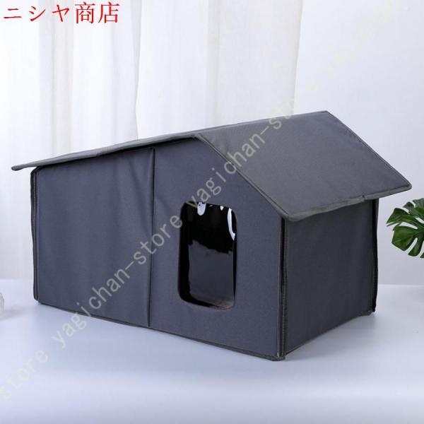 ペットシェルター 犬小屋 猫小屋 ペットハウス 野良猫 野良犬 テント ペットケージ 防寒 防水 防風 睡眠ハウス 折り畳み 耐噛み ペット屋外ハウス特徴:1、防水性と暖かさ2、お手入れが簡単3、組み立てと分解が簡単4、冬の猫の必需品■子猫...