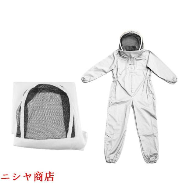 ?綿混紡素材: この蜂防護服は、蜂に刺されるのを防ぎ、蜂との作業中に安全を保つように設計されています。通気性の良い綿混素材を使用しており、暑い季節でも快適に着用いただけます。?二重防御: 当社の養蜂スーツは、カバー範囲を 2 倍にする厚い素...