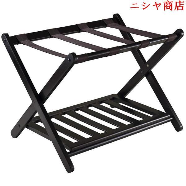 1.【天然木構造】スーツケーススタンドは竹構造で変形なし、ナイロンウェビング、ひび割れなし、耐久性に優れています。お支払いは販売店舗専用商品をご確認ください。注意：他の販売店舗を選んで購入すれば、だまされて、本店とは関係ない。2.【強力な支...