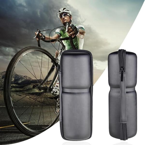ボトルケージに収納できる自転車用のツールケースです防水機能ありなので、雨や雪の中でもご利用頂けます。パンク修理用のセットや小型工具などを収納できます。左は3つのポケット、右はジップ付きのネットで、中身が取り出しやすい構造です。色:：ブラック...