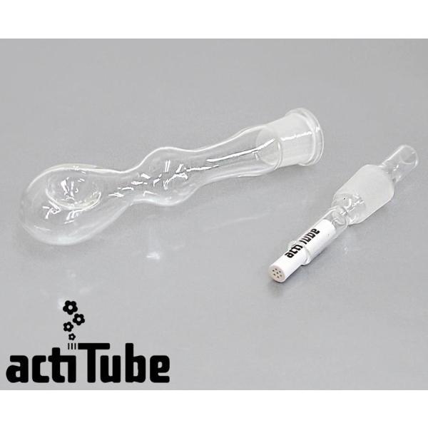 Tuneフィルター（actitube）対応のガラス製パイプです。■仕様・長さ：約170mm・Tune フィルター （actitube）対応Tuneフィルター/活性炭フィルターは 有害物質をフィルター内にある活性炭に吸着させ、喫煙時に発生する...