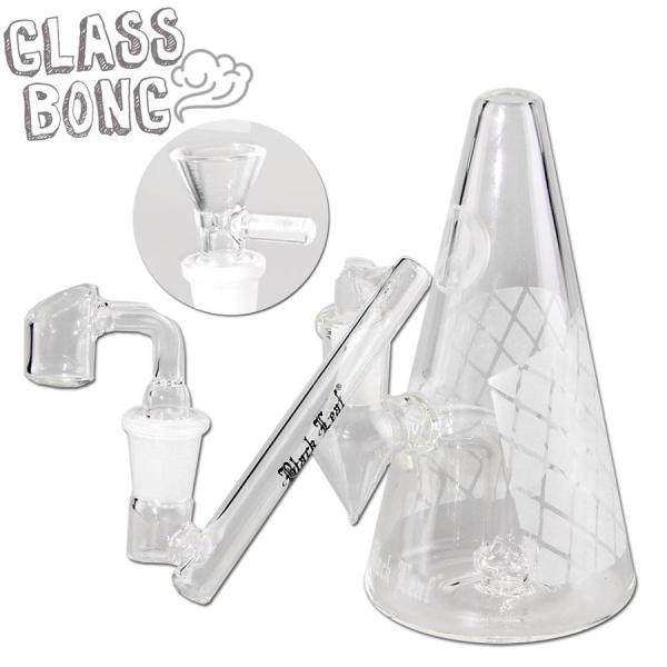 ドイツの喫煙具メーカー"Black Leaf"のガラスパイプです。本体に水を入れてバブラーとして使用できます。2種類の火皿が付属しており、タバコ葉以外にも、オイルやワックス用のパイプとしても使用できます。火皿までの距離を長くするためのアダプ...