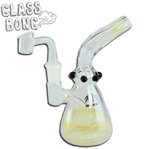 ドイツの喫煙具メーカー"BREIT"のガラスパイプです。本体に水を入れてバブラーとして使用できます。バンガータイプの火皿となっており、オイルやワックス用のパイプとして使用します。ハンディサイズで、デザインにもこだわった、扱いやすい水パイプで...