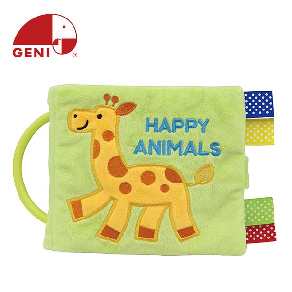 赤ちゃんが大好きな音のしかけとやさしいさわりごこちの布絵本♪　大きい・小さい、上・下などの違いをかわいい動物イラストと英単語で表現しています。色んなしかけで遊ぶことで楽しく指先の感覚・器用性を育てます。持ち運びに便利な取手つきで、お部屋の中...