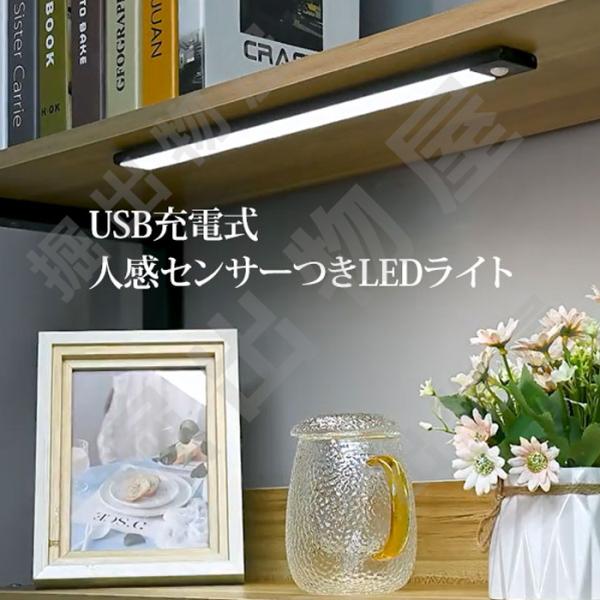 昼光色6000K高輝度LED搭載の人感センサーLEDライト。明るさを調整でき、目にも優しい明るさです。扱いやすい薄型設計で、どんな場所でも邪魔にならず取り付けることができます。内蔵バッテリーにUSBで充電するタイプでフル充電より約2ヶ月ほど...