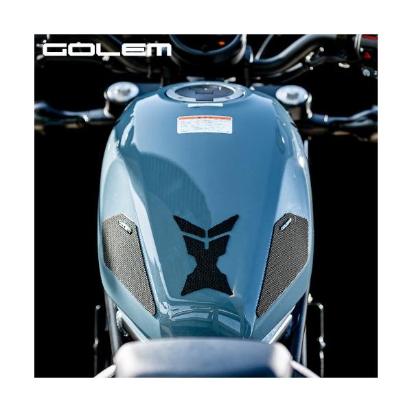 | 対応車種・REBEL レブル250 (MC49)・REBEL レブル500 (PC60)| 商品詳細商品名：GOLEM　CONVEX TANKPAD(コンベックス タンクパッド)メーカー：TEOGONIA/テオゴニア品番：76127JA...