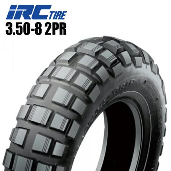 | 商品詳細メーカー：IRCタイプ：チューブタイプ(WT) サイズ：3.50-8仕様：2PR WT F/R型式：121907JAN：4571244855603| おすすめポイントホンダ モンキー（50cc）で実績のあるTG（＝トラクターグリ...