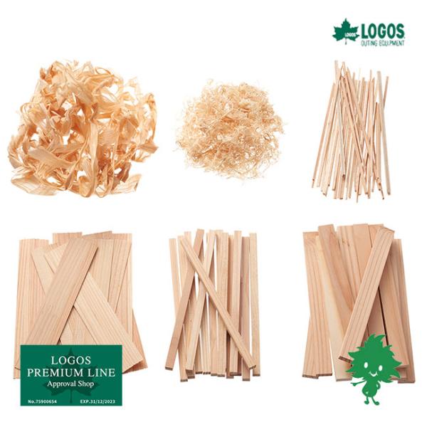 | 商品詳細商品名：ウッドな火付け体験キットメーカー：LOGOS/ロゴス品番：83101353JAN：4981325592486総重量：（約）610gサイズ：（約）幅21.5×奥行16×高さ11cm構成：かんなくず（薄）、かんなくず（細）、...