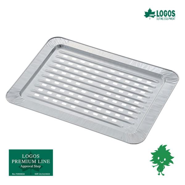 | 商品詳細商品名：炭焼きグリルプレート（2pcs）メーカー：LOGOS/ロゴス品番：81314030JAN：4981325598990総重量：（約）70g×2pcsサイズ：（約）縦34.5×横45.5cm構成：炭焼きプレート×2主素材：ア...