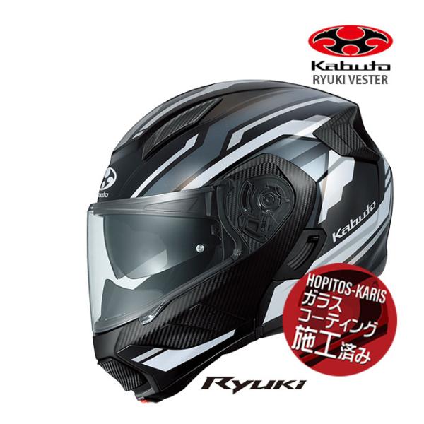 ｜商品詳細商品名：RYUKI VESTER（リュウキ ベスター）メーカー：OGK KABUTO/オージーケーカブトJAN：4966094632182カラー：ブラックホワイトサイズ：M（57-58cm）規格：SG(自動二輪車用)規格価格：￥4...