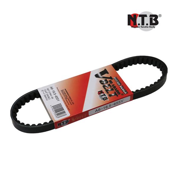 商品名：Ｖベルト(ドライブベルト)メーカー：NTB(株式会社丸中洋行)品番：A6-16.5-655YJAN：4510422230283素材：アラミド繊維素材| おすすめポイント純正リペア部品として名高いNTB製の高品質Vベルトです。プロショ...