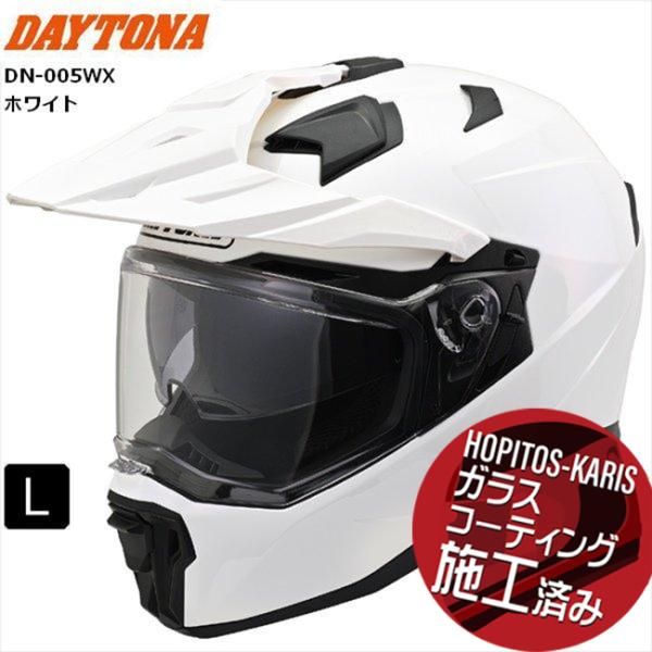 | 商品詳細メーカー: デイトナ/DAYTONA商品名: DN-005WX ホワイト Lサイズ(59-60cm)品番:62190メーカー定価: 22,000円(税別)●脱着式大型バイザー装備したオンロードでも使えるアドベンチャーモデル●AB...