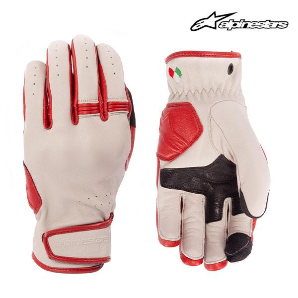 | 商品詳細商品名：DYNO LEATHER GLOVEメーカー：alpinestars/アルパインスターズカラー：8005 ECRU RUBY RED品番：1694799201JAN：8059347355030サイズ：S価格：￥13,64...