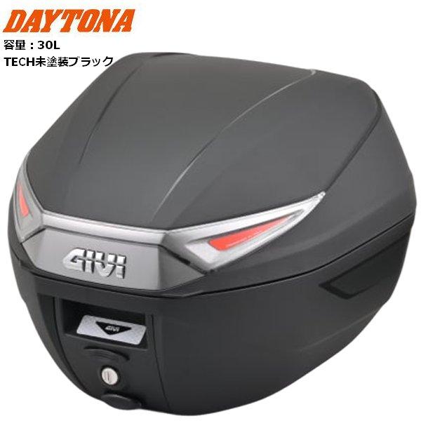 | 商品詳細メーカー: DAYTONA/デイトナ商品名: GIVI C30NT TECH未塗装ブラック品番: 61507メーカー定価: 12,000円(税別)・カラー：TECH未塗装ブラック・容量：30L・重量（ベース込み）：2.6kg・奥...