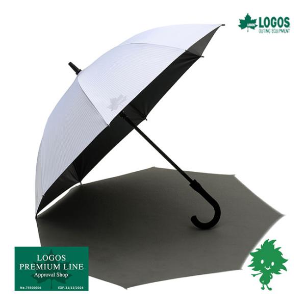 | 商品詳細商品名：ソーラーブロック日傘・レギュラー（晴雨兼用）メーカー：LOGOS/ロゴス品番：81336743総重量：（約）545gサイズ：［使用時］（約）直径100cm［骨　長］（約）120cm耐水圧：2300mm撥水等級：4級収納サ...