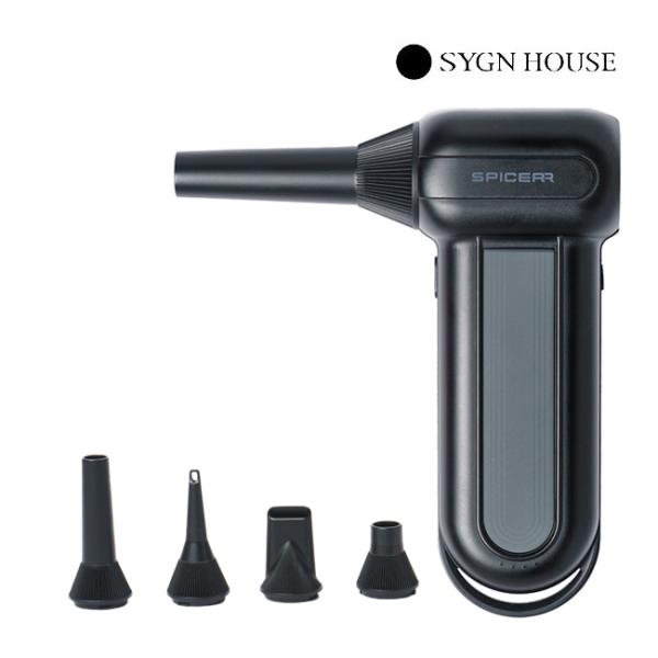 | 商品詳細商品名：SPICERR ポケッタブルジェットファン SJU-1メーカー：サインハウス/SYGN HOUSE品番：00082871JAN：4541408007421内容：本体×1、切替え用ノズル×5、USB Type-Cケーブル×...